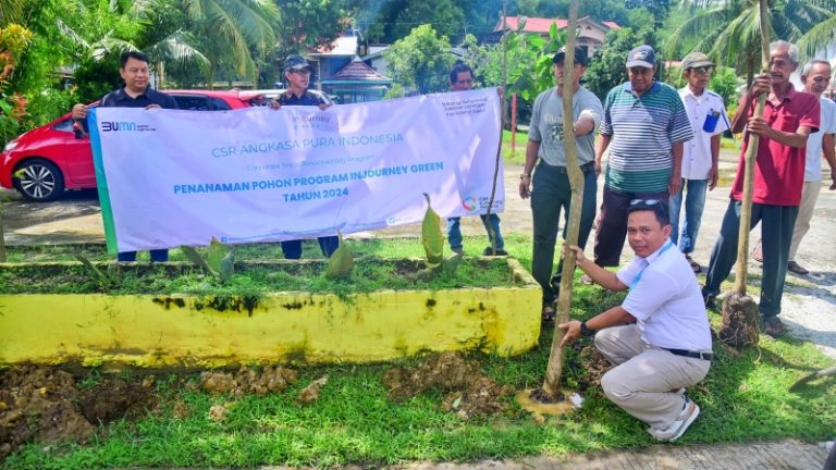 Bandara SAMS Sepinggan Tanam 600 Pohon untuk Lingkungan