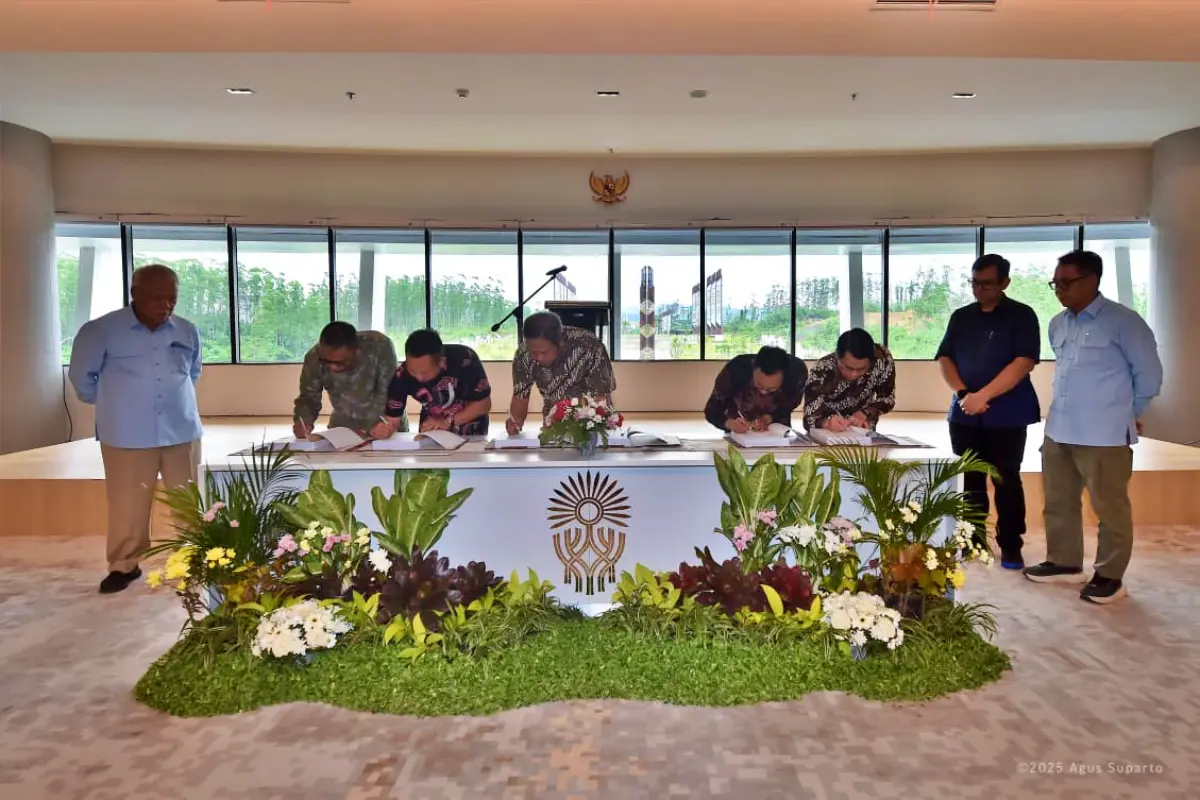 Otorita IKN Bangun Embung dan Kolam Retensi Air