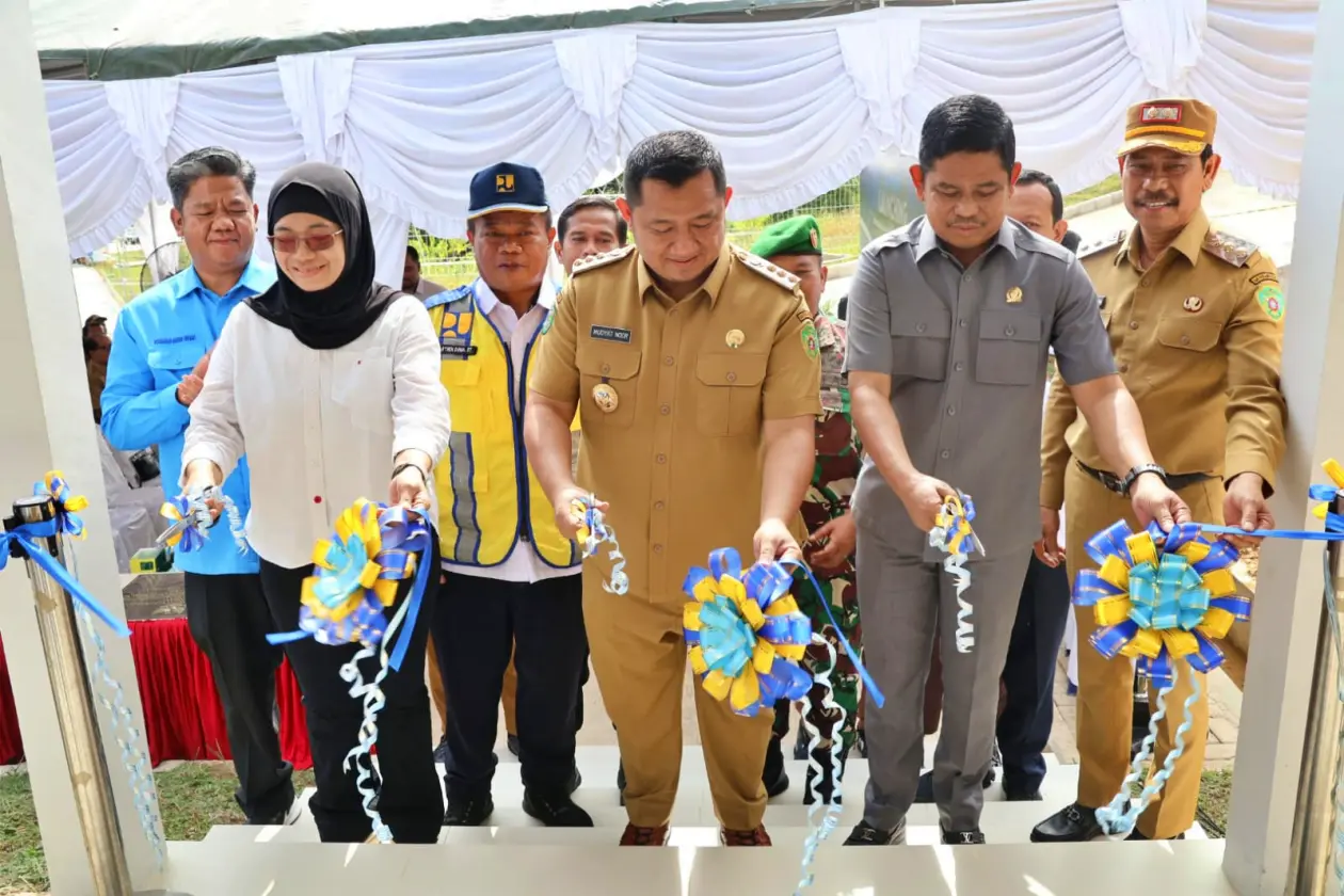 IPA Baja 50 LPS Bikin Layanan Air Warga Sepaku Melesat